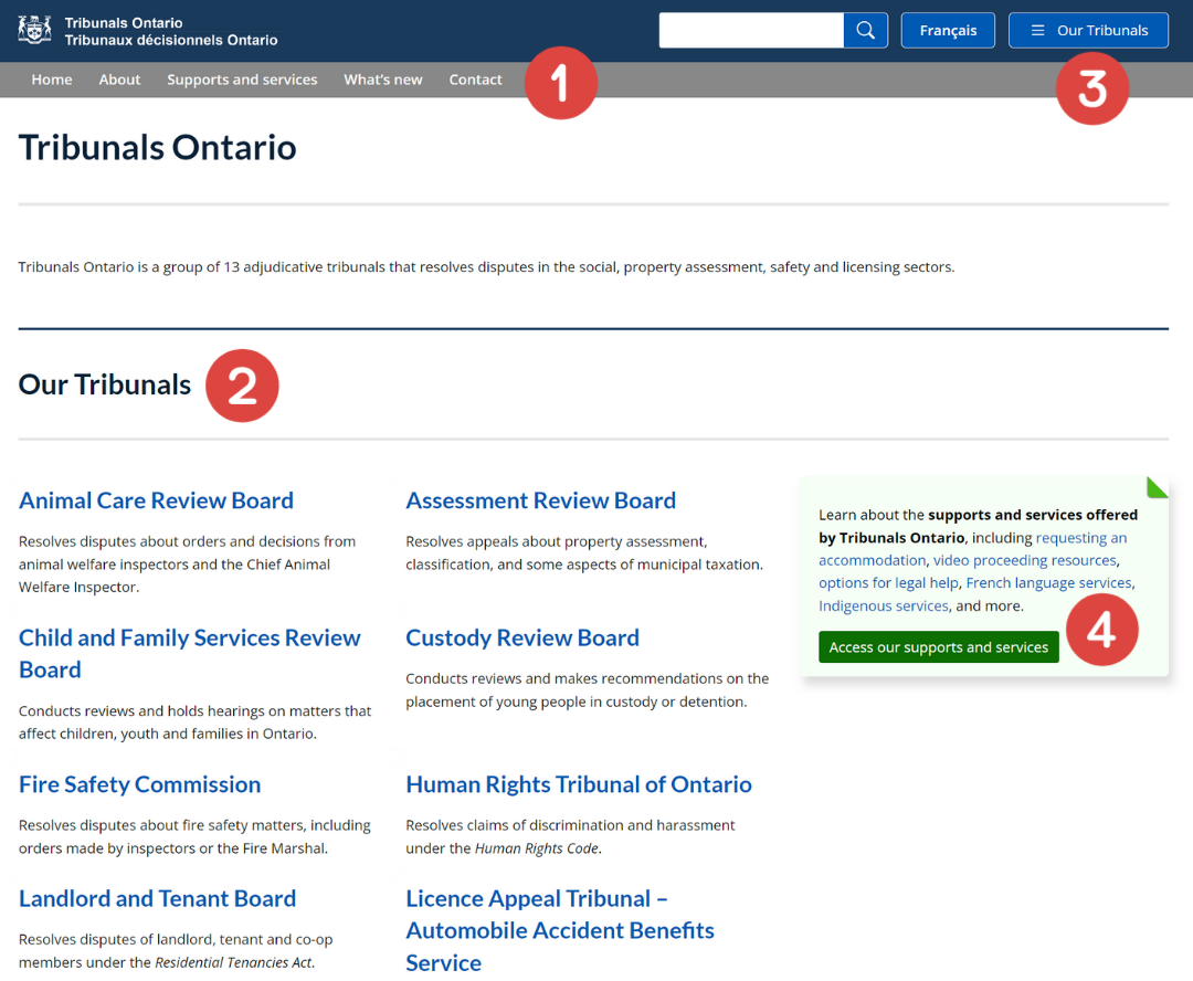 Tribunals Ontario | Tips for Navigating the Tribunals Ontario Website